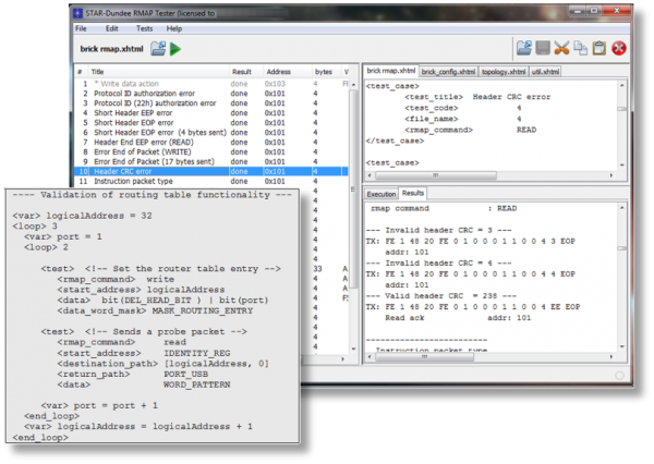SpaceWire RMAP Tester - STAR-Dundee
